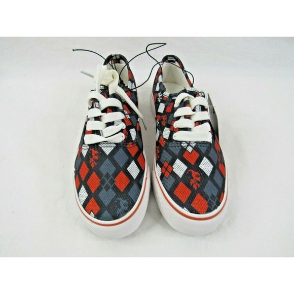 DC Comics | Shoes | Dc Comics Lopro Shoes Harley Quinn Batman Sneakers ...